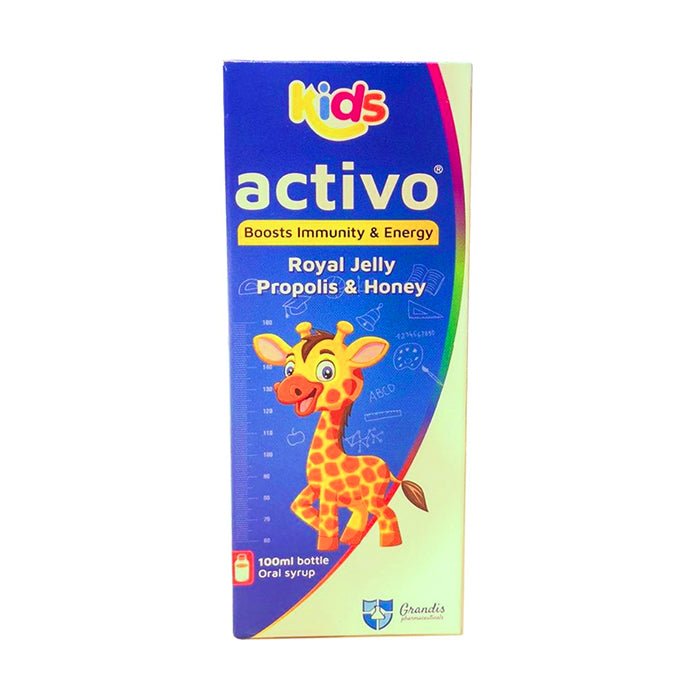 KID ACTIVO BOOSTS IMMUNITY & ENERGY (ROYAL JELLY PROPOLIS & HONEY 100ML ...