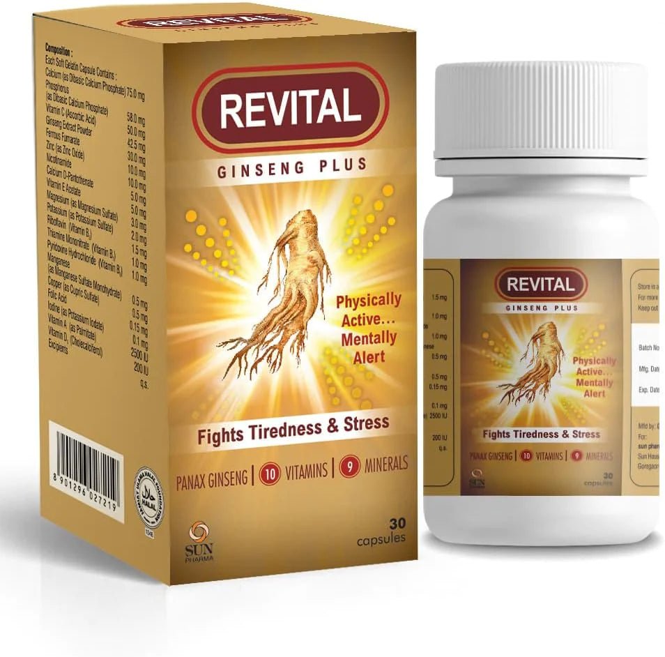 REVITAL GINSENG PLUS CAP 30s – Med7 Online