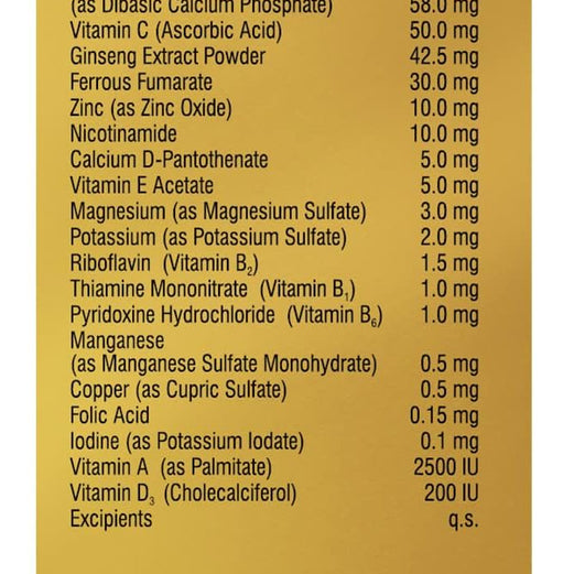 REVITAL GINSENG PLUS CAP 30s – Med7 Online