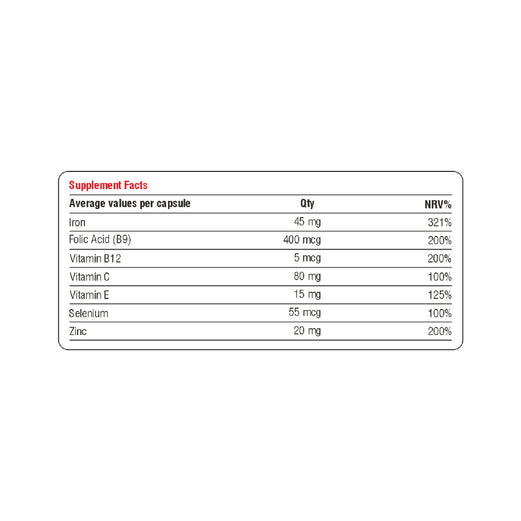 Life On Iron Strong Haem-Life 45 Capsules 30’s – Med7 Online