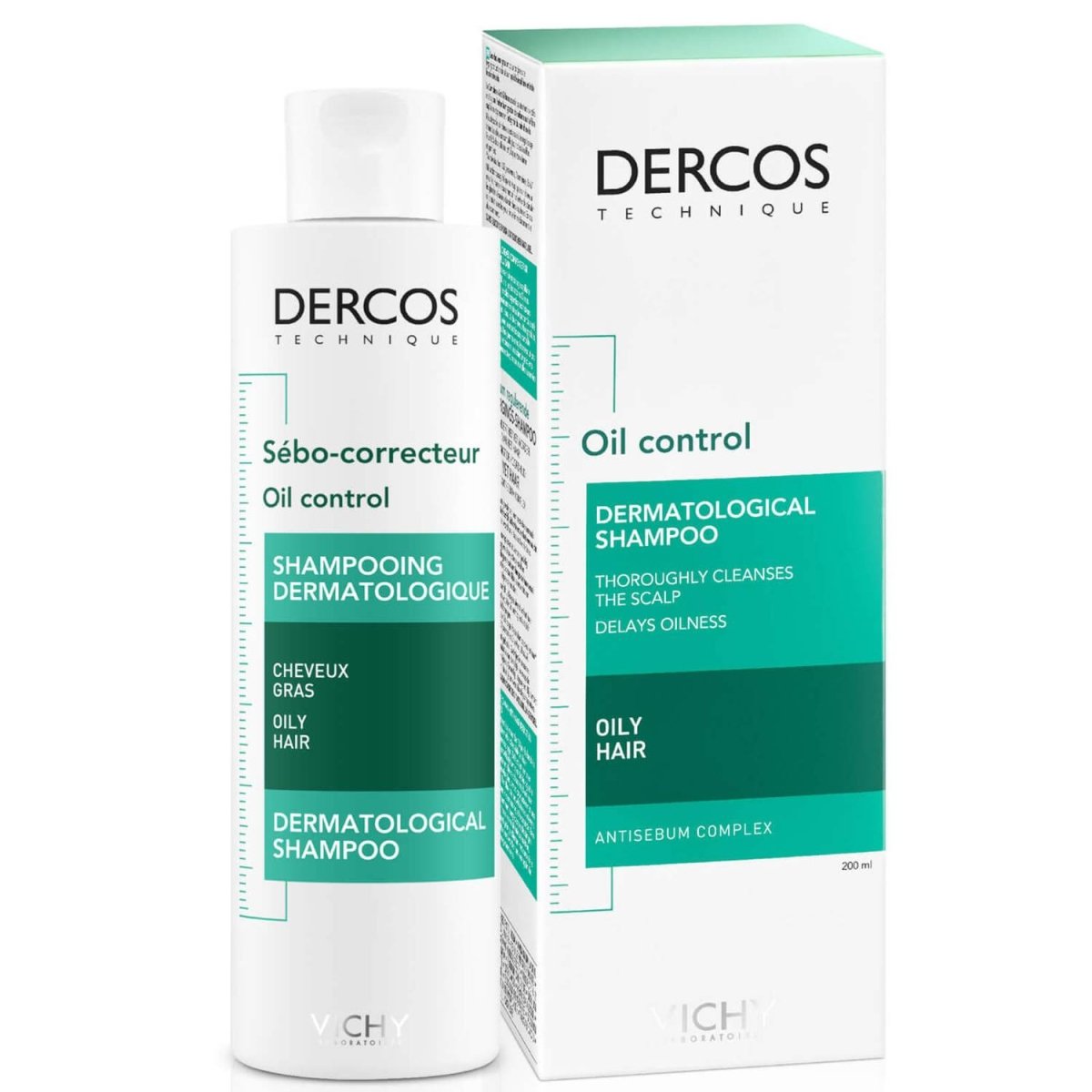 Vichy dercos oil control treatment shamp 200ml – Med7 Online