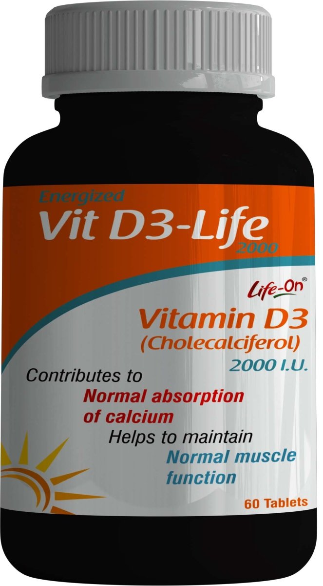 Life On Energized Vit D3-Life 2000 IU Tab 60s – Med7 Online