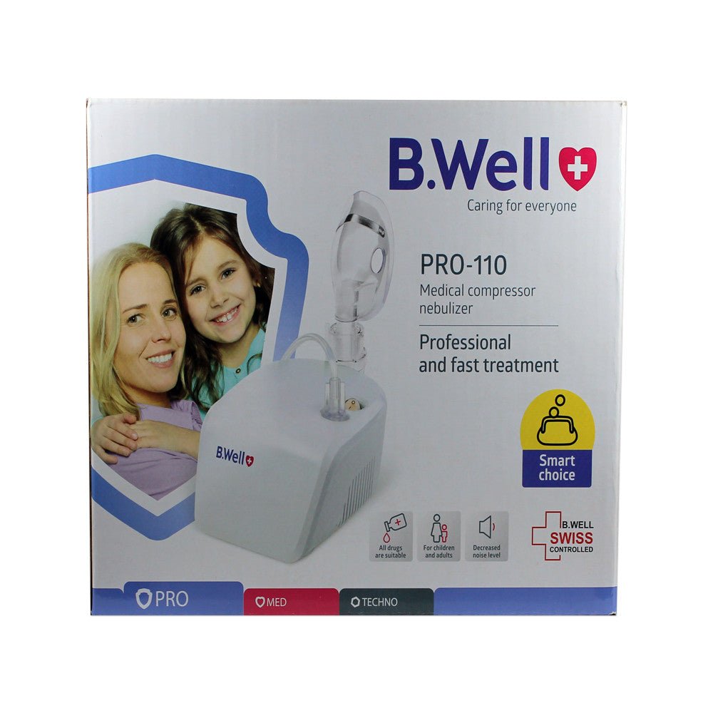 B.Well PRO-110 Medical Compressor Nebulizer – Med7 Online