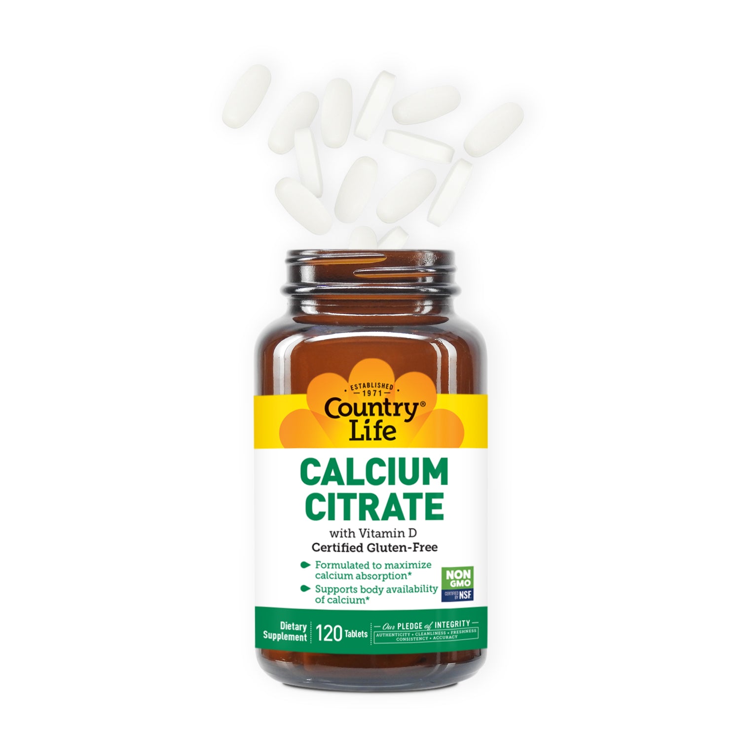 COUNTRY LIFE Calcium Citrate, 120 Tablets – Med7 Online