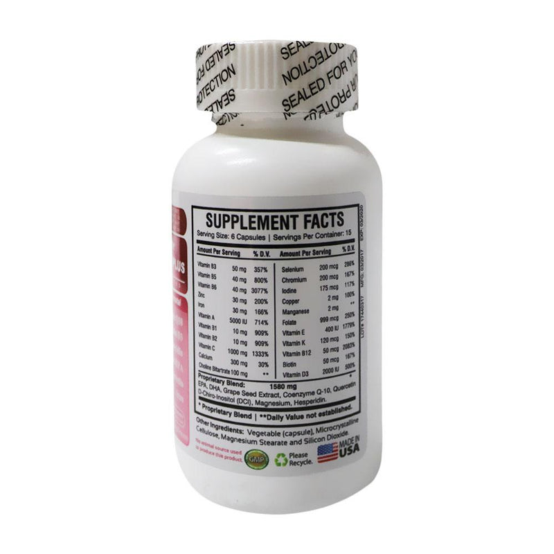 Shop AMS Preconception Plus Vegetable Capsules 180's Online from Med7 Online | AMS