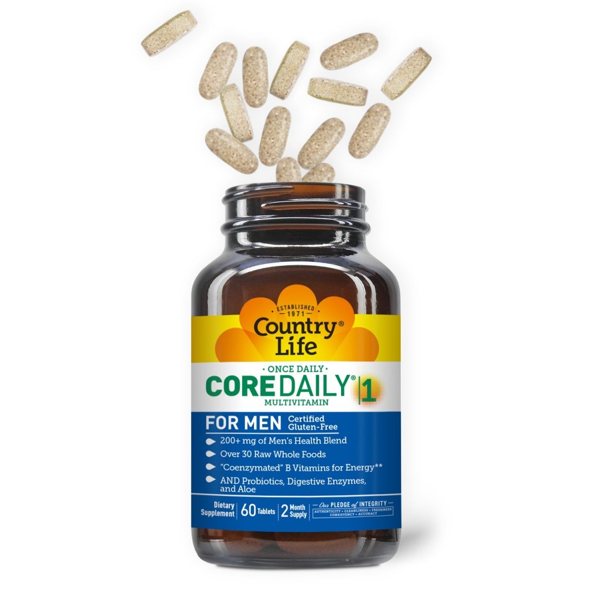 Country Life Core Daily-1 Multivitamins Men 60 Tablets – Med7 Online